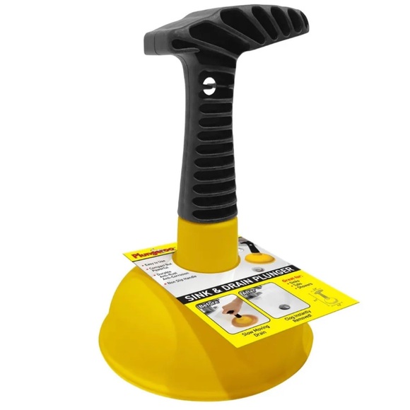 Plungroo Kitchen Plungeroo Mini Sink Plunger Powerful Unclogging Tool For Sink Tub Shower